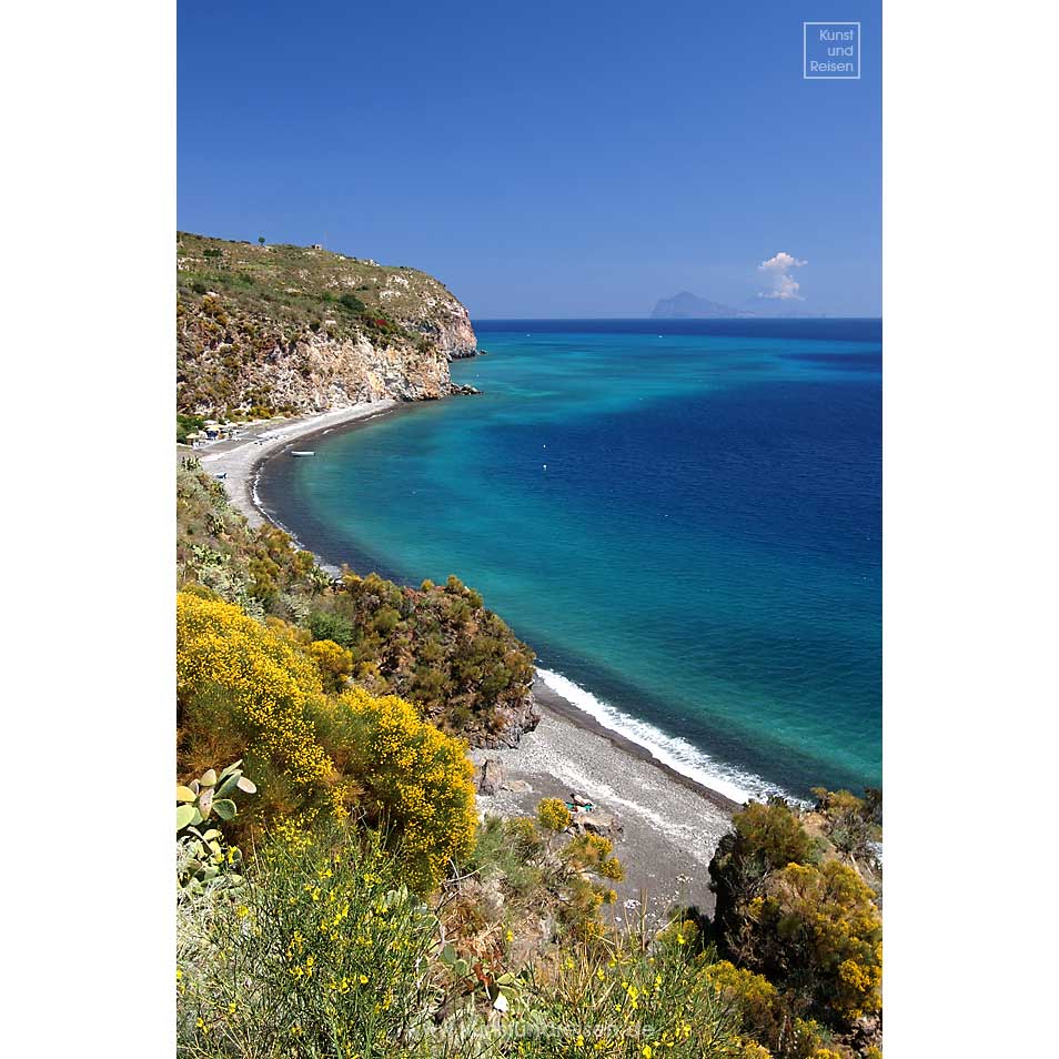 Canneto: Strände bei Canneto auf Lipari, Liparische Inseln
